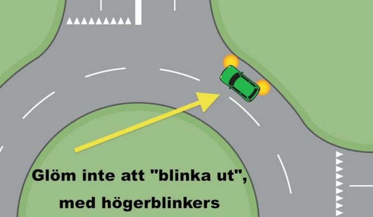 10 vanliga fel som ger dig böter i en rondell