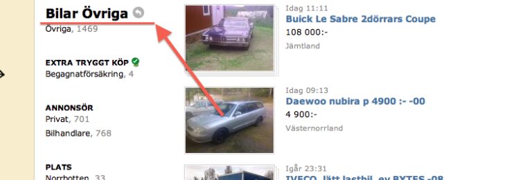 Bästa söktipsen på Blocket: Så här hittar du din drömbil