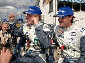 STCC-premiären: Audi-dubbel