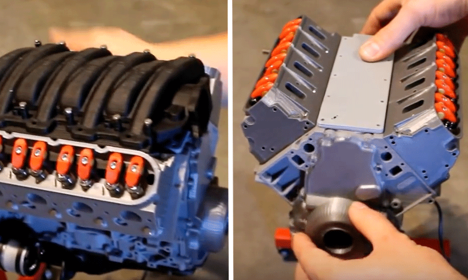 Printa ut din egen Chevrolet Camaro LS3 V8-motor