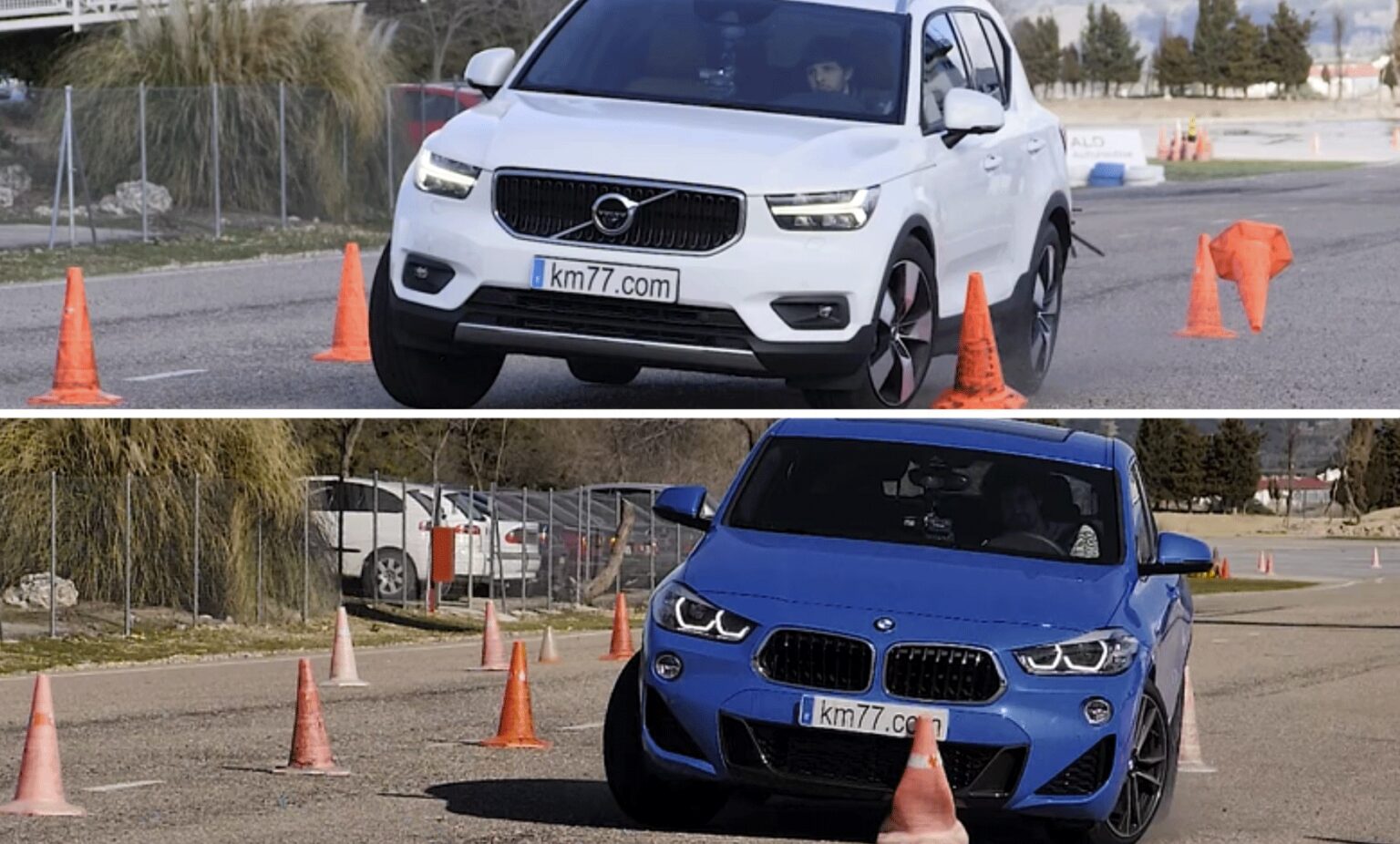 Volvo XC40 betydligt bättre än BMW X2 i älgtest