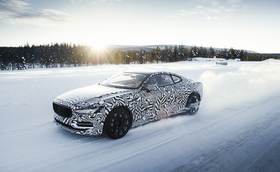 Polestar 1 testkörs i minus 28 grader – testförarna entusiastiska