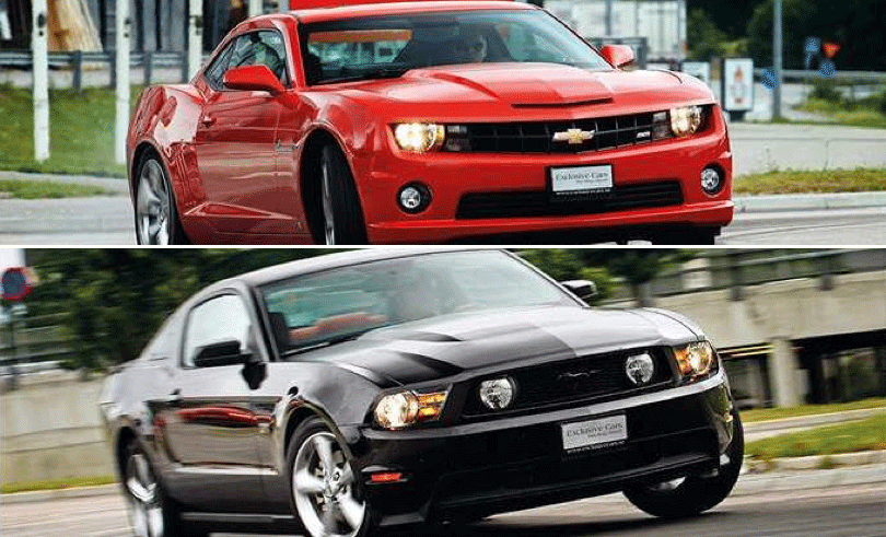 BEG: Mustang mot Camaro