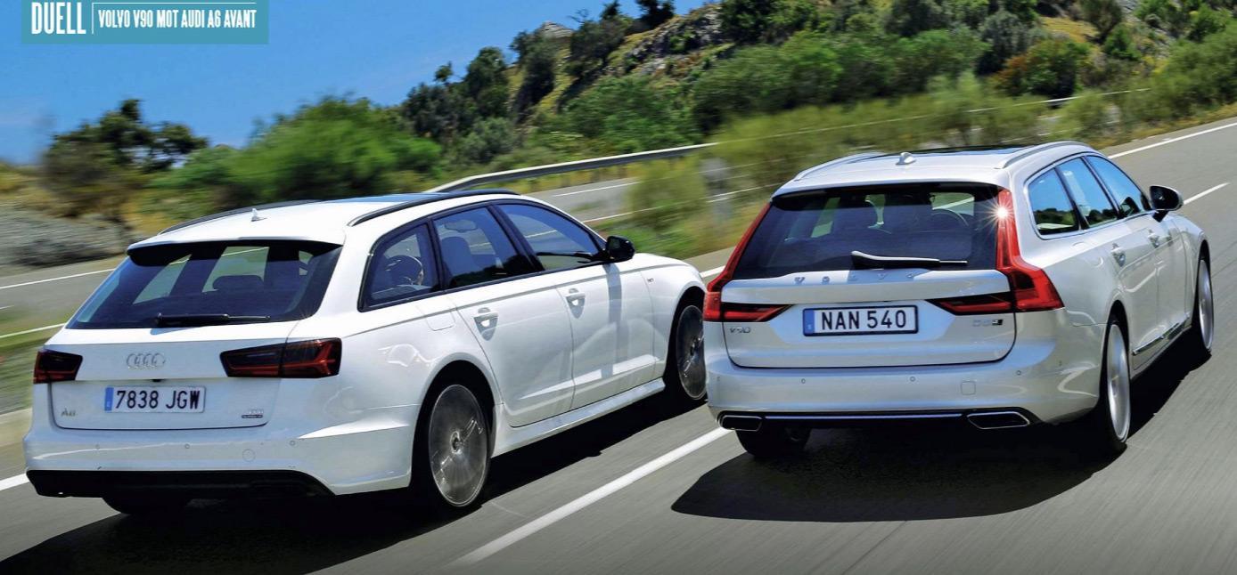 Duell: Nya Volvo V90 mot Audi A6 Avant