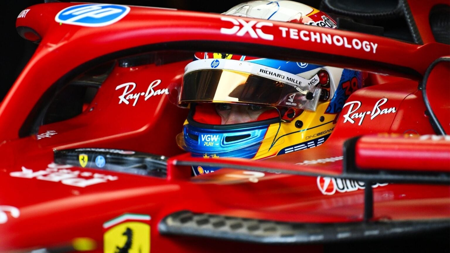 Beganovic tillbaka i Ferrari – nära Hamilton på Red Bull Ring