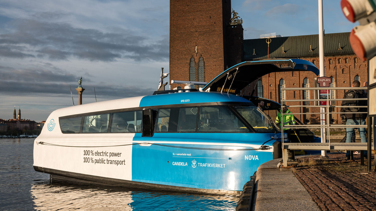 Nu försvinner SL:s eldrivna bärplansbåt