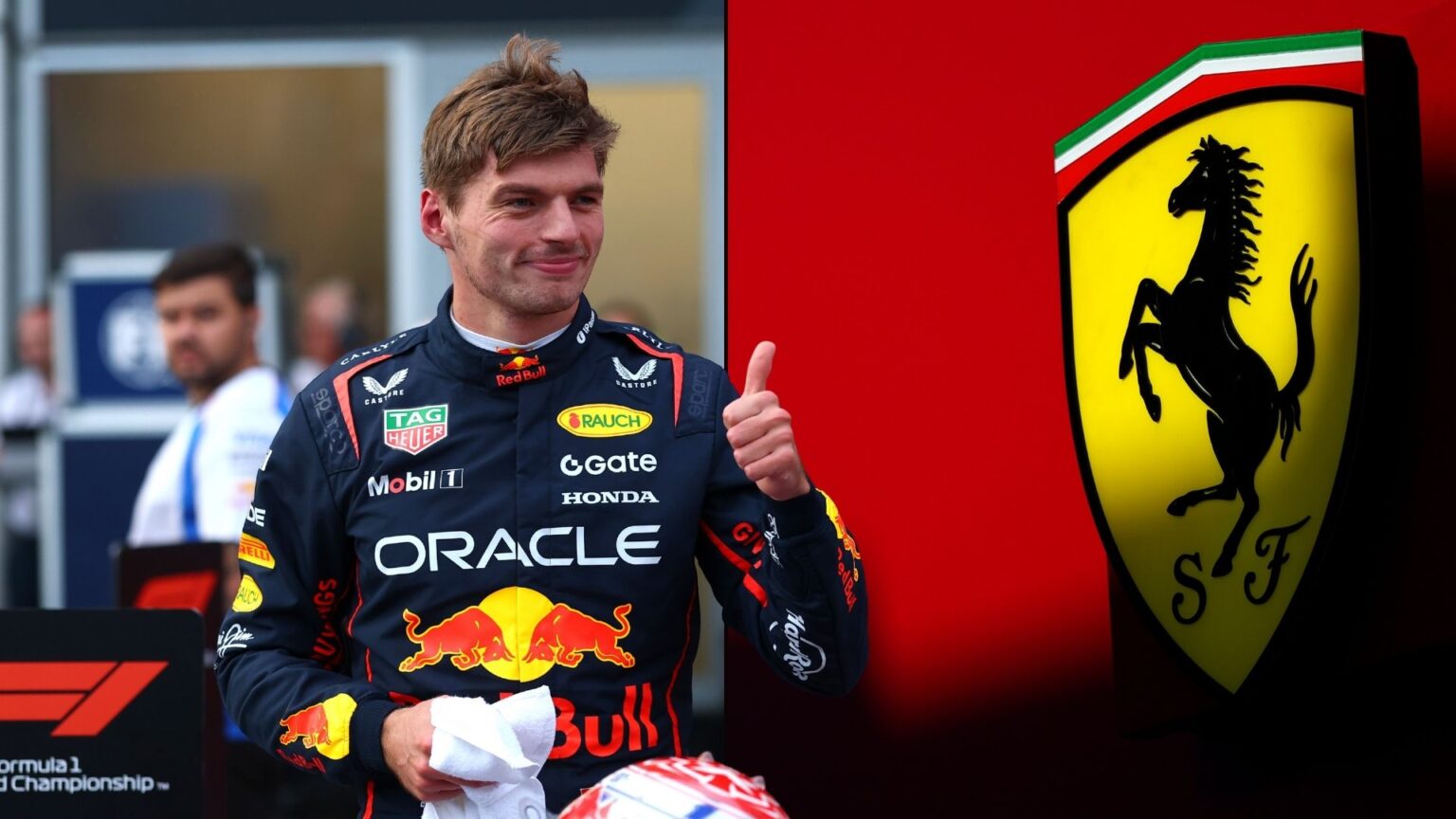 F1-mästaren Verstappen gör Ferrari-debut
